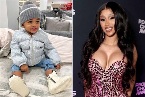 Cardi B Shows Off Her Face Tattoo Of Son Waves Name Photo