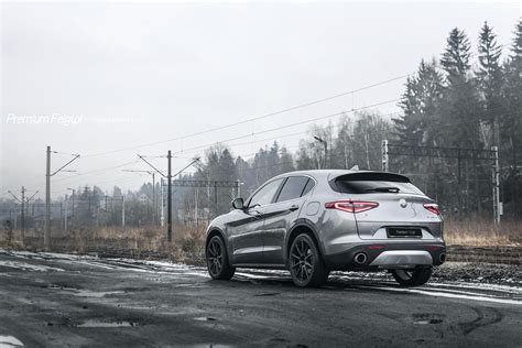 Alfa Romeo Stelvio Grey Bc Forged Rz10 Wheel Front