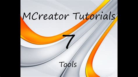 MCreator Tutorial 7 Tools YouTube