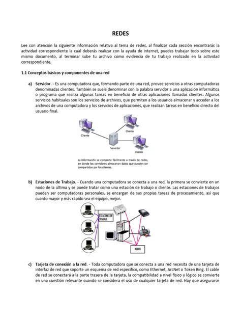 Redes Tarea Pdf Red De Computadoras Protocolos De Internet