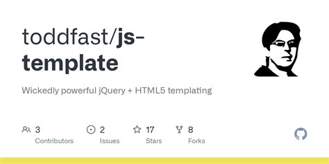 Github Toddfastjs Template Wickedly Powerful Jquery Html5 Templating