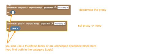 Automation Blocks Interpret Footage Proxy Adobe Community 13759766