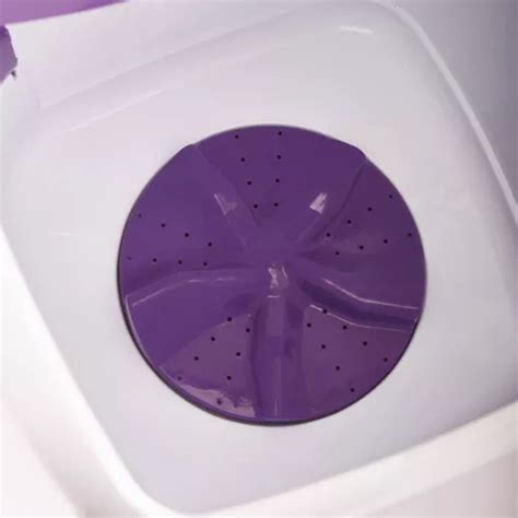 Lavarropas Semiautomático Columbia Lsc10000 Blanco Y Lila 10kg 220 v en