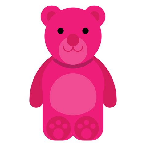 Pink Color Teddy Bear 12874142 Vector Art At Vecteezy