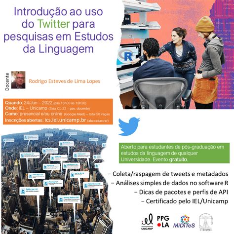 Workshop Introdução ao uso do Twitter para pesquisas em Estudos da