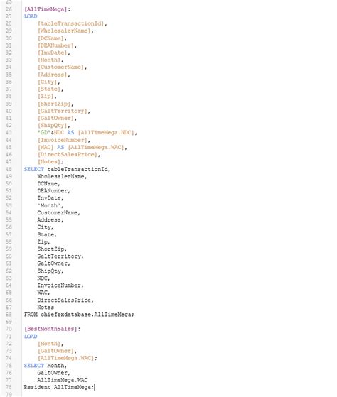 Solved How To Create A Table From Previously Loaded Table Qlik