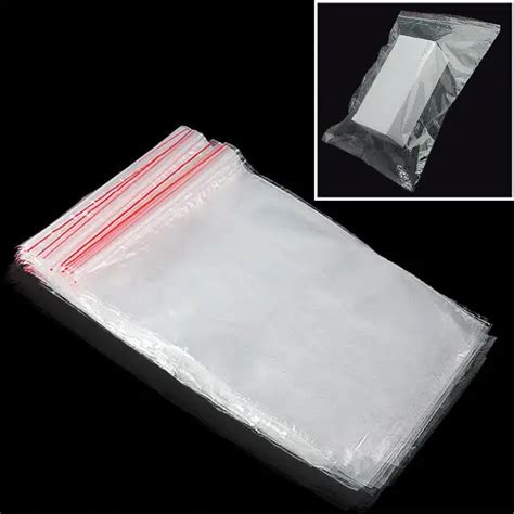 Td 16 X 24cm Plastic Clear Zip Lock Bags Small Ziplock Bags Printed