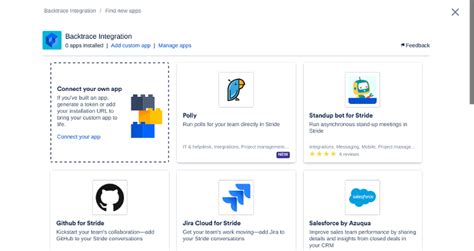 Stride Integration With Backtrace Sauce Labs Documentation