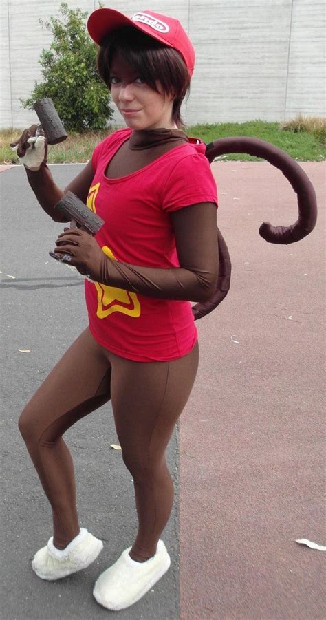 Diddy Kong Cosplay Diddy Kong Yoshi Costume Feminist Costume