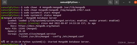 解决按照官方文档安装mongodb后启动失败的问题（ubuntu） rvice failed with result