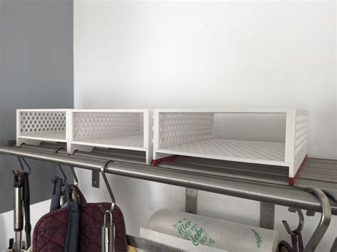 Ikea Wall Shelf Topper Organizer For Grundtal By Crusoe3d Download Free Stl Model