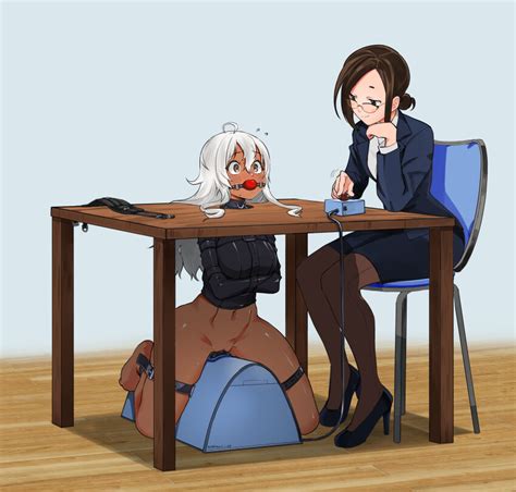 Eudetenis Lilya Pretzelfan Yuriko Pretzelfan Original Sybian Absurdres Commentary