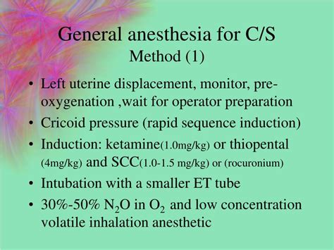 Types Of Anesthesia During C Section At Leta Tabor Blog