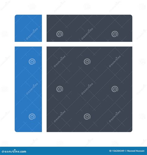 Icono Vectorial De Color De Glifo De Plantilla Ilustración del Vector