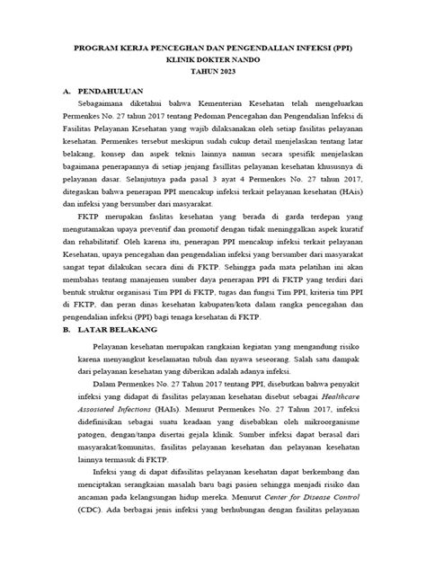 Program Kerja Ppi Pdf