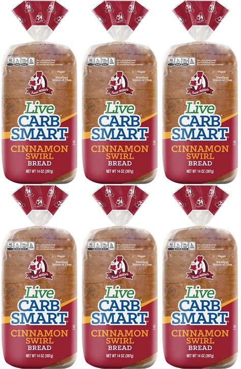 Aunt Millies Live Carb Smart Bread