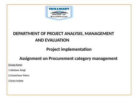 Assignment Final Project Management And Entrepreneurship Pptx