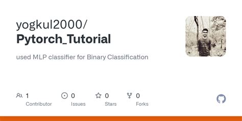 GitHub Yogkul Pytorch Tutorial Used MLP Classifier For Binary Classification
