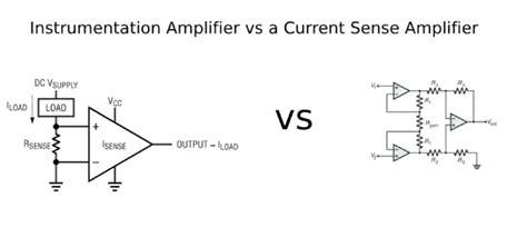 Instrumentation Amplifier Vs A Current Sense Amplifier
