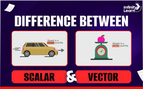 Difference Between Scalar And Vector Quantity Examples Characterstics And Importance