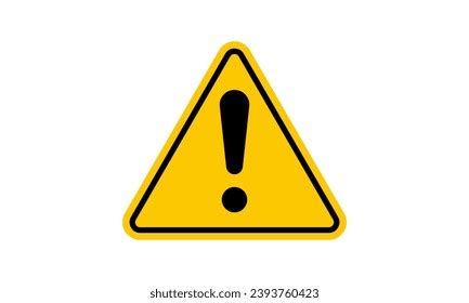 Warning Vector Sign Exclamation Mark Stock Vector Royalty Free