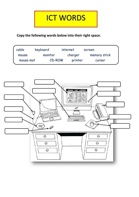 Ict Words Free Interactive Worksheets 253594