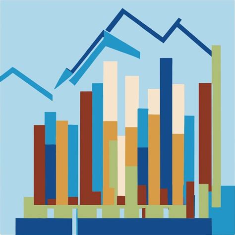 Several Line Graphs Vector Illustration Flat 2 Premium Ai Generated Vector