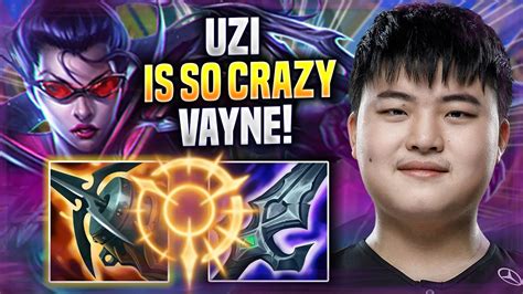 UZI IS SO CRAZY WITH VAYNE BLG Uzi Plays Vayne ADC Vs Samira