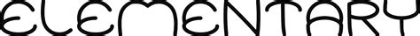 Elementary Font