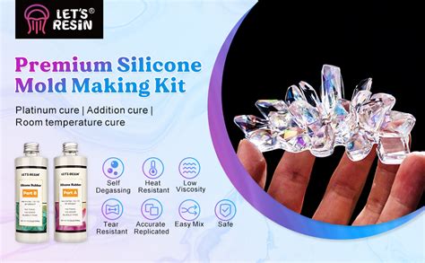 Lets Resin Silicone Mold Making Kit Liquid Silicone Rubber Non Toxic