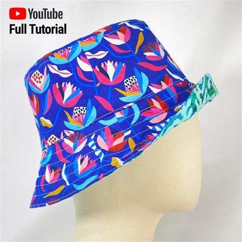Pdf Reversible Bucket Hat Sewing Pattern Digital Download Etsy