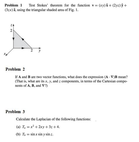 Solved Test Stokes Theorem For The Function V Xy Chegg