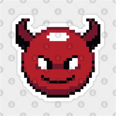 Devil Pixel Emoji Emojis Magnet Teepublic