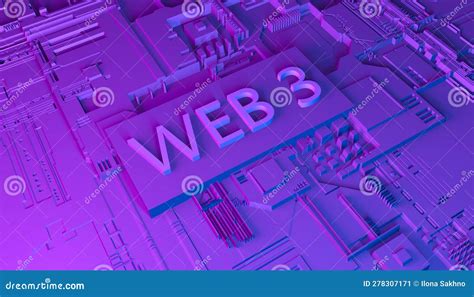 Web3 Concept Made By Red Cubes A Modern Approach To Internet