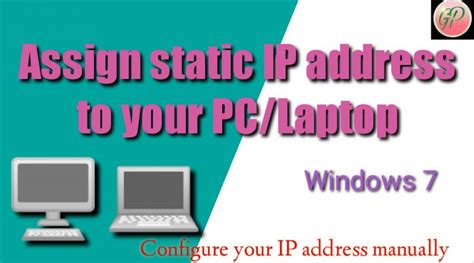 How To Set Static Ip Address To Pc Laptop Change Ip Address Configure Ip Address Manually
