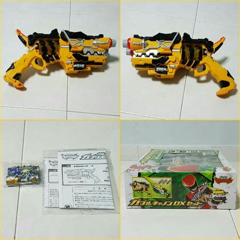 Kyoryuger Dino Charge Dx Gaburi Calibur And Gabu Revolver Set In Box Original Bandai Japanese