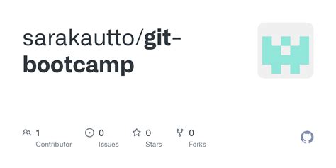 Github Sarakauttogit Bootcamp