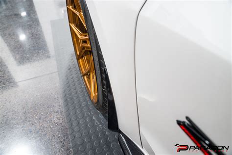 Paragon C8 Corvette Z06 And E Ray Extended Front Splash Guards Carbon Flash