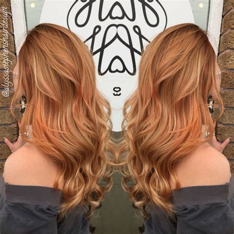 Strawberry Blonde Bombshell Copper Hair By Alyssa Stephens Reddish