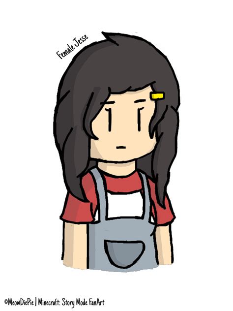Minecraft Story Mode Female Jesse Fanart By Meowdie On Deviantart
