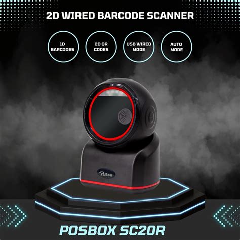 1d 2d Hands Free Barcode Scanner Desktop Automatic And Usb Posbox