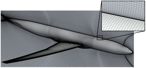 Dpw5 Crm L4 Surface Mesh Multi Block Structured Stretched Grid With