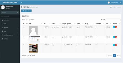 Download Source Code Aplikasi Pembayaran Spp Sekolah Dengan Php