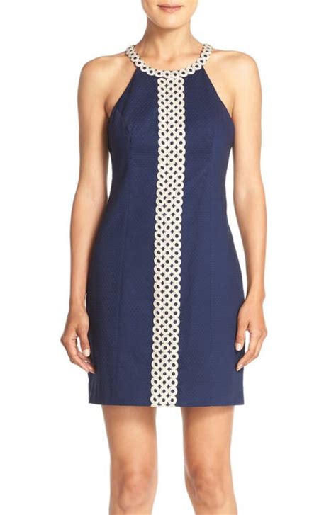 Lilly Pulitzer® Sasha Piqué Cotton Sheath Dress Editorialist