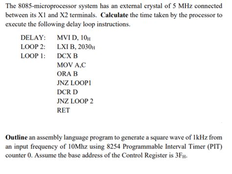 Solved The Microprocessor System Has An External Chegg Com