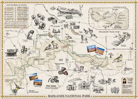 Map And Guide To The Best Of The Badlands Map Of The Badlands In