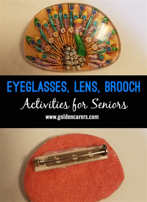 Eyeglass Lens Brooch Eyeglass Jewelry Eyeglass Lenses Eyeglass Cases Upcycle
