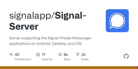 Releases · Signalappsignal Server · Github