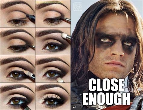 Winter Soldier Gots Style Bucky Eyeliner Bucky Barnes Makeup Winter
