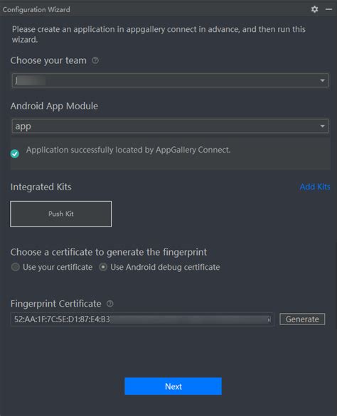 Push Kit Hms Toolkit